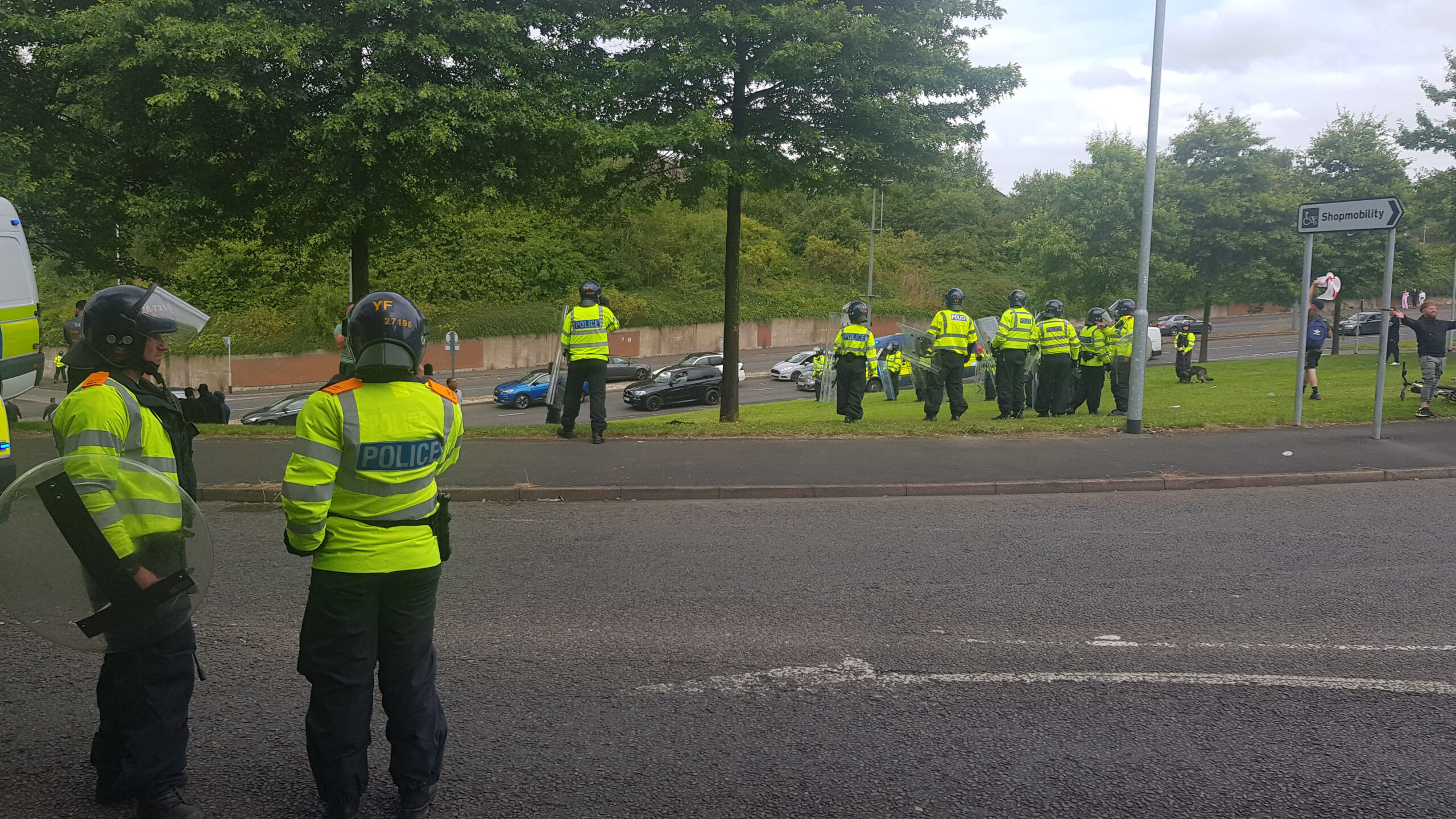 Police arrest 14 people as investigation into violent disorder ...